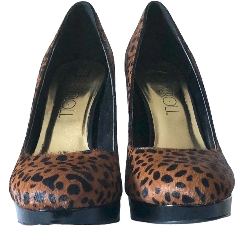 Via Neroli | Shoes | Via Neroli Mthaute Calf Hair Cheetah Leather Pump ...